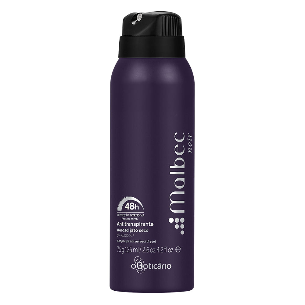 Malbec Noir Desodorante Antitranspirante Aerosol, 75g | Desodorante ...