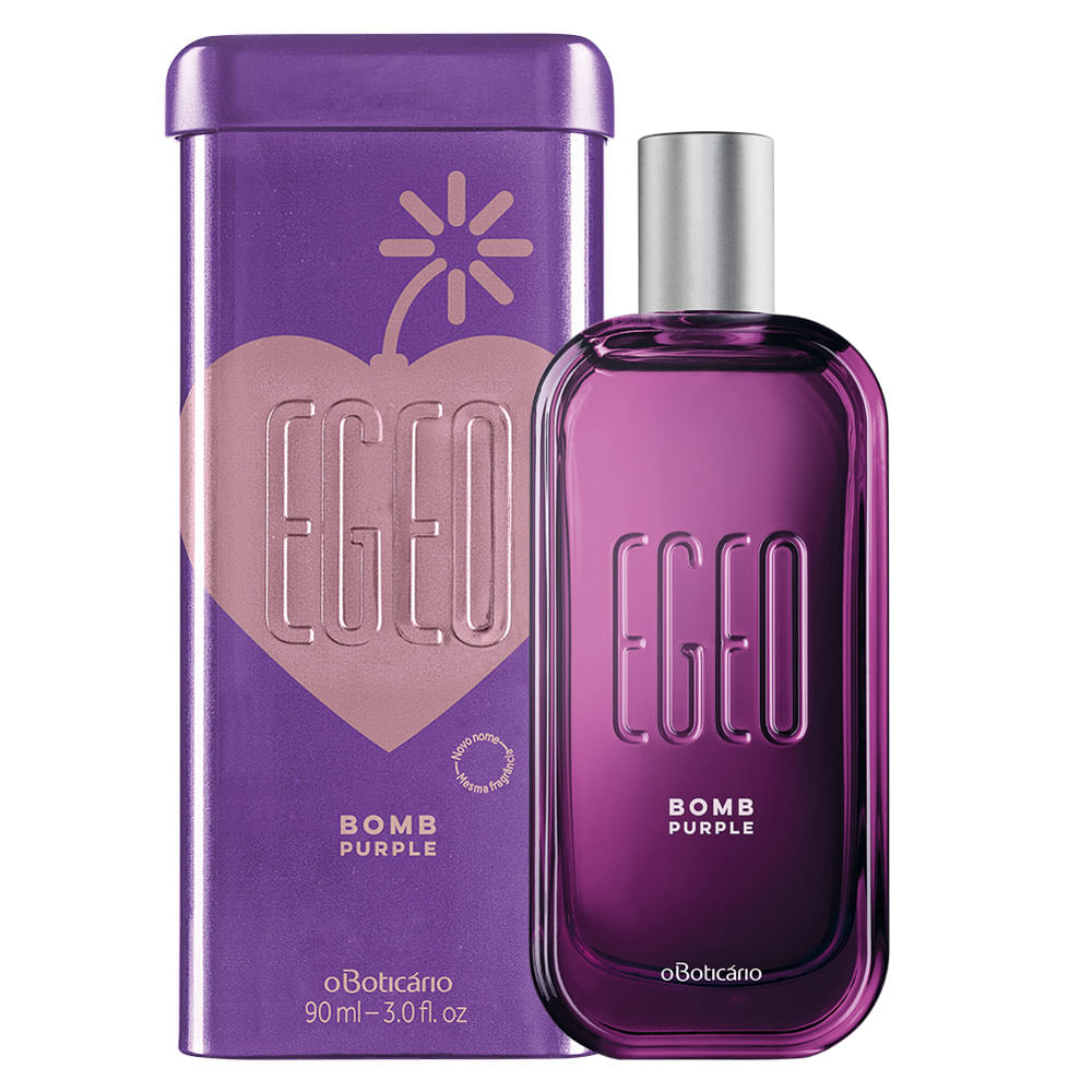 Egeo Desodorante Colônia Bomb Purple 90ml - O Boticário Egeo Desodorante Colônia Bomb Purple 90ml - O Boticário